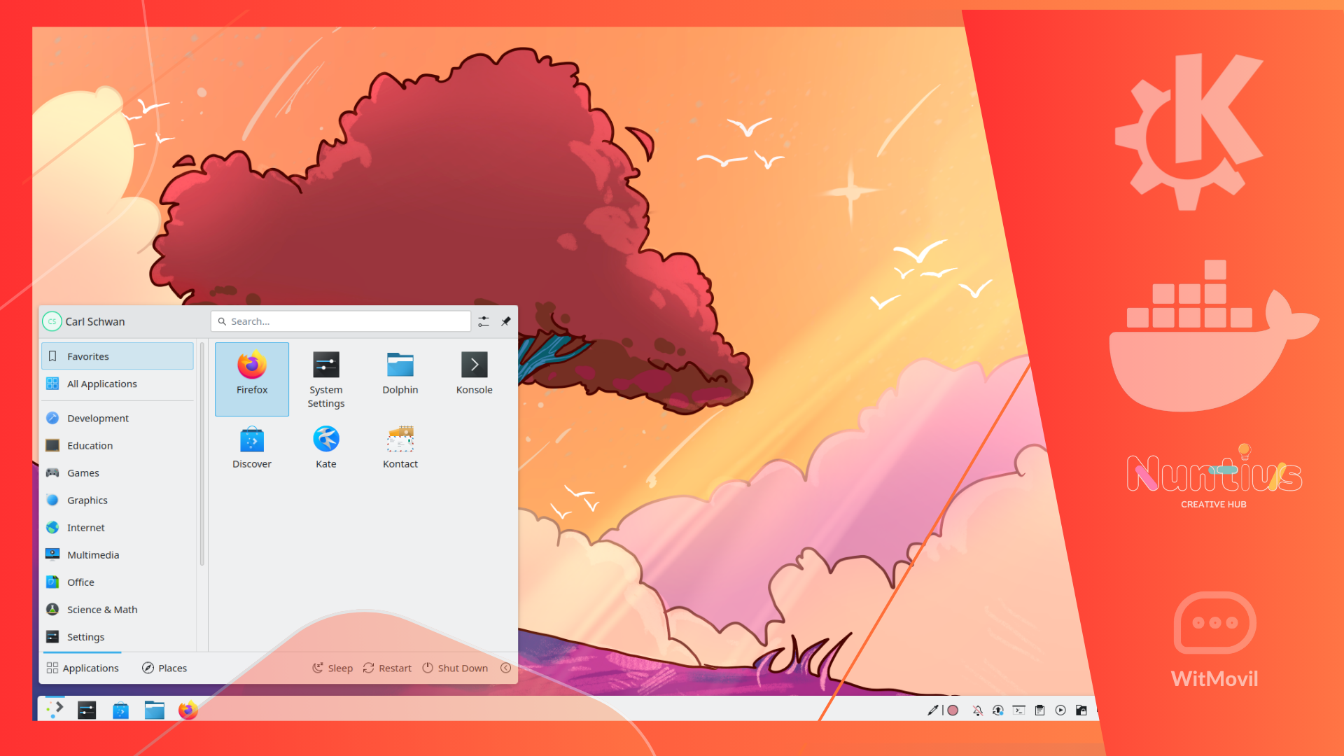 Run KDE Plasma Desktop in Docker with VNC and noVNC Access
